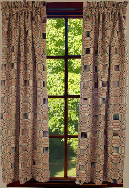 Trenton Jacquard 63In Curtain Panels - Allysons Place Trenton Jacquard 63In Curtain Panels - Allysons Place
