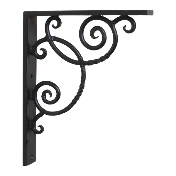 7.5-Inch Decorative Wrought Iron Shelf Brackets - Pair - Allyson’s ...