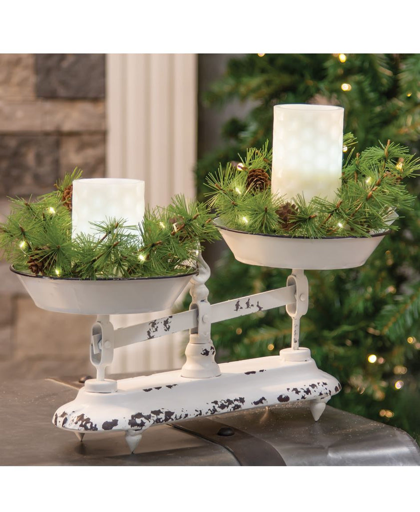 Rustic White Scale - Allyson’s Place | Primitive Home Décor