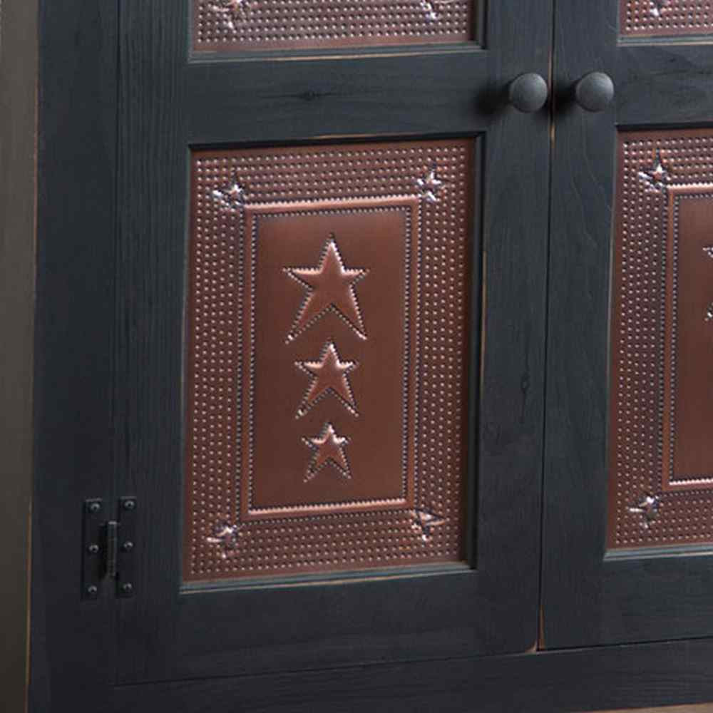 Embossed Star Panel in Solid Copper - Allyson’s Place | Primitive Home ...